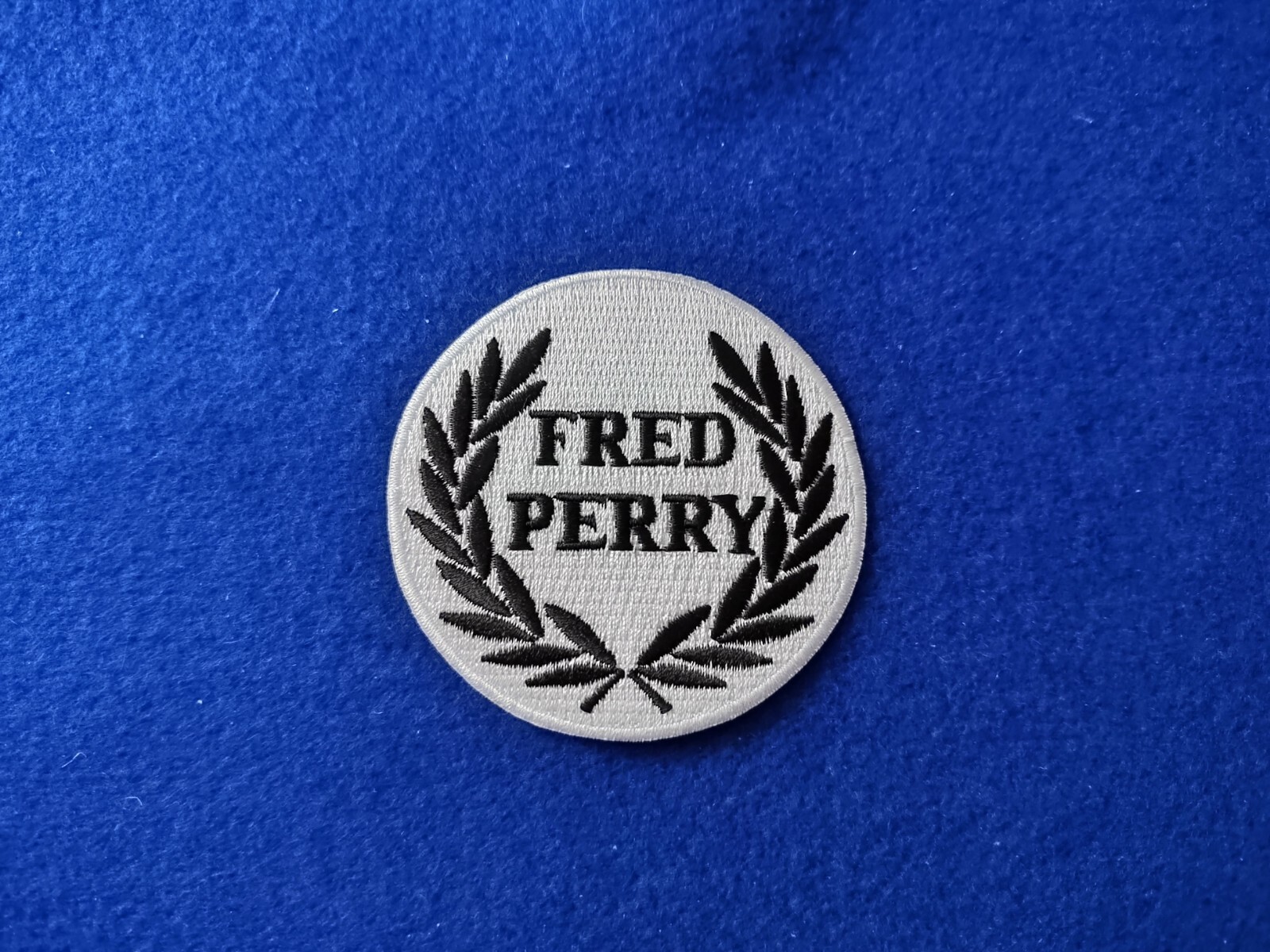 A Pair Of White Fred Perry Mod Culture Way Of Life Patches Sew / Iron ...