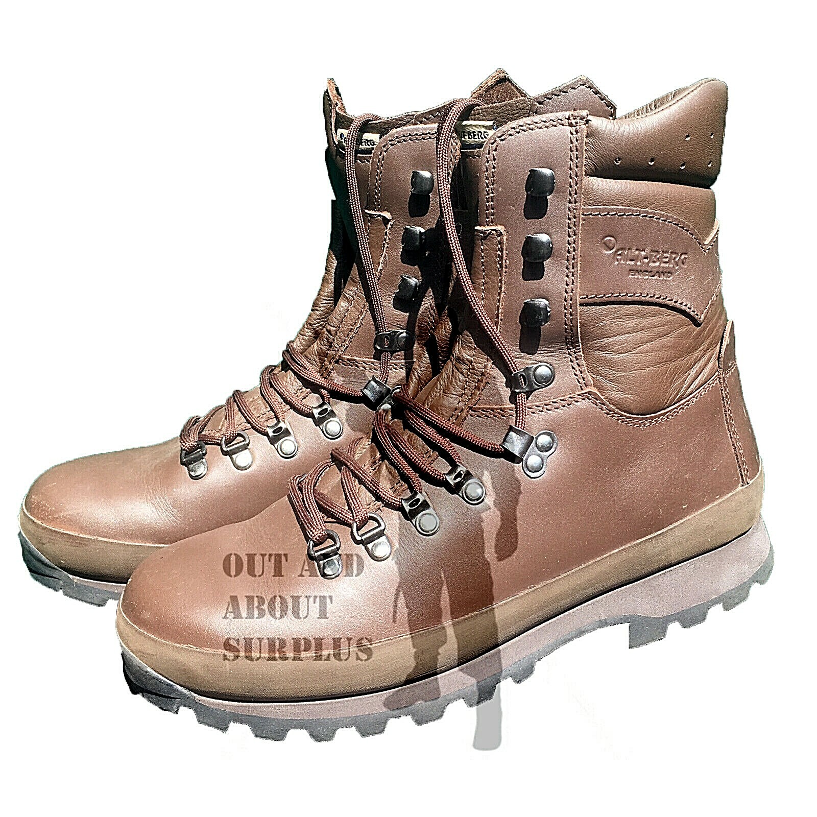 BRITISH ARMY ALTBERG Defenders Combat Boots Brown Leather Mens | eBay