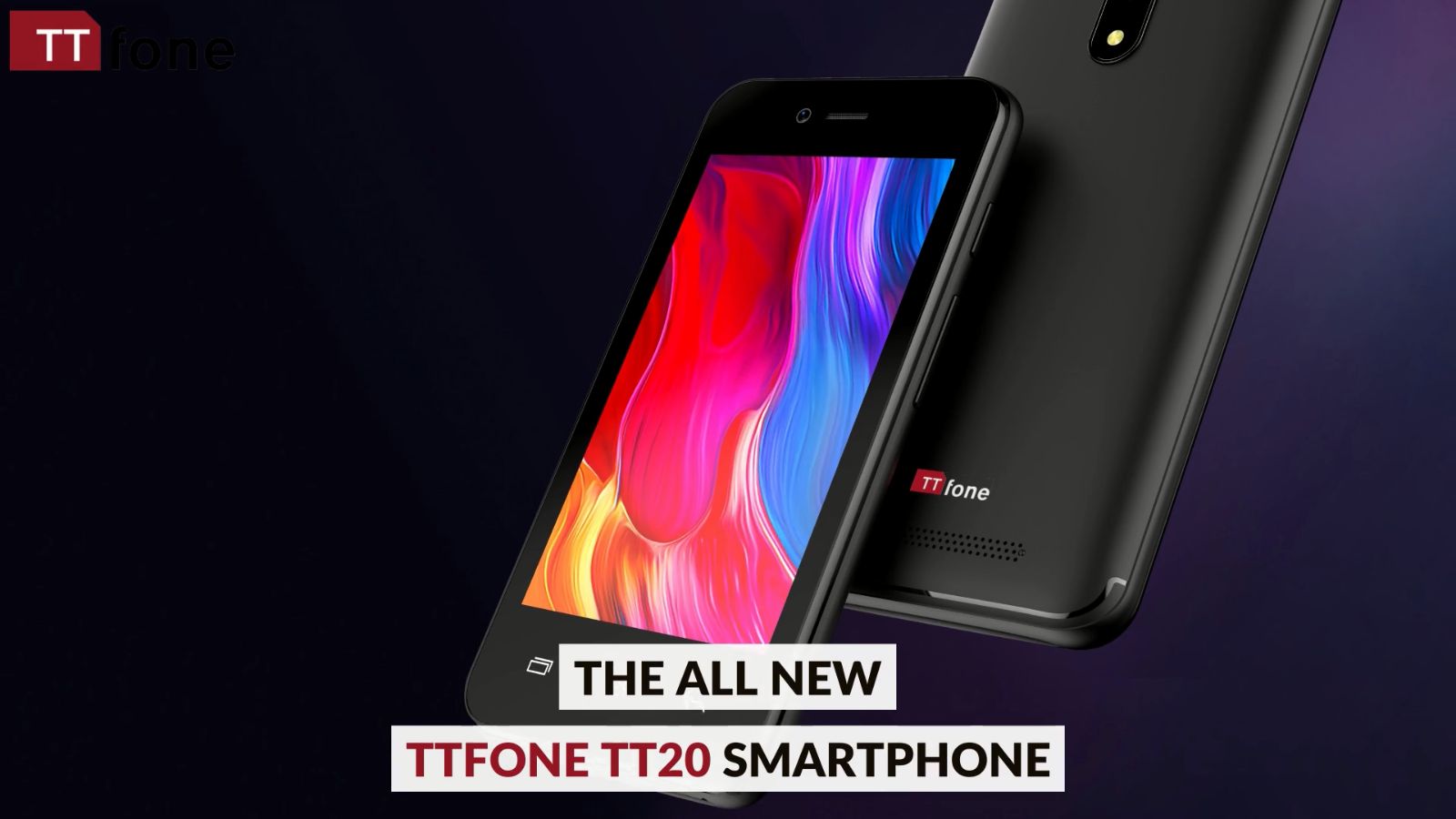 TTfone TT20 Smart Mobile Phone Android 8GB Dual Sim Black Cheap ...