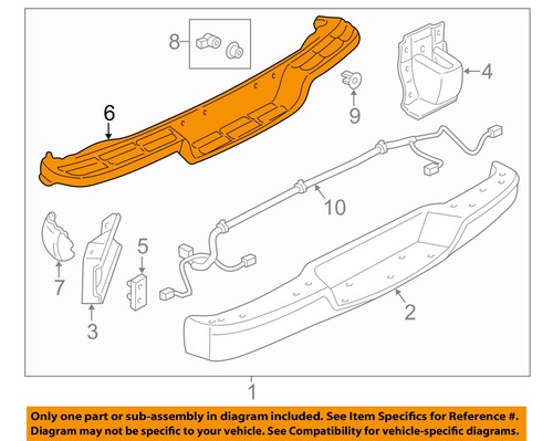 GM OEM Rear Bumper-Step Pad Protector Scratch Guard Cover 84170690 | eBay
