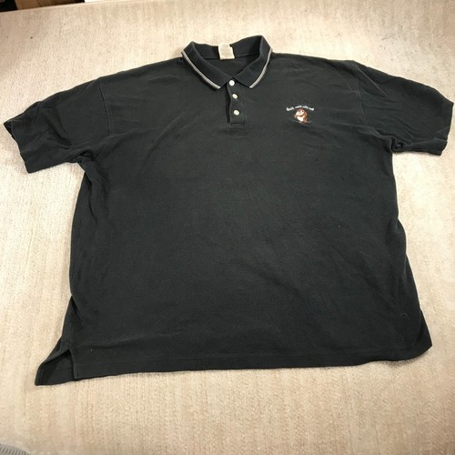 Warner Bros Polo Shirt Mens Extra Large Tazz Manian Dont Mess With Me ...