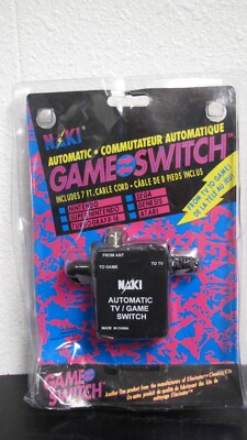 NAKI Automatic RF Game Switch For Sega And Nintendo- 7' Cable | eBay