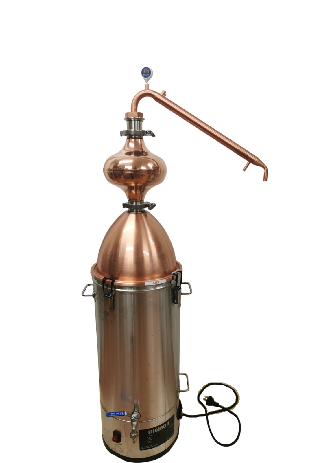 StillMate 35L Copper Pot still Kit V3510 with Copper dome & onion ...
