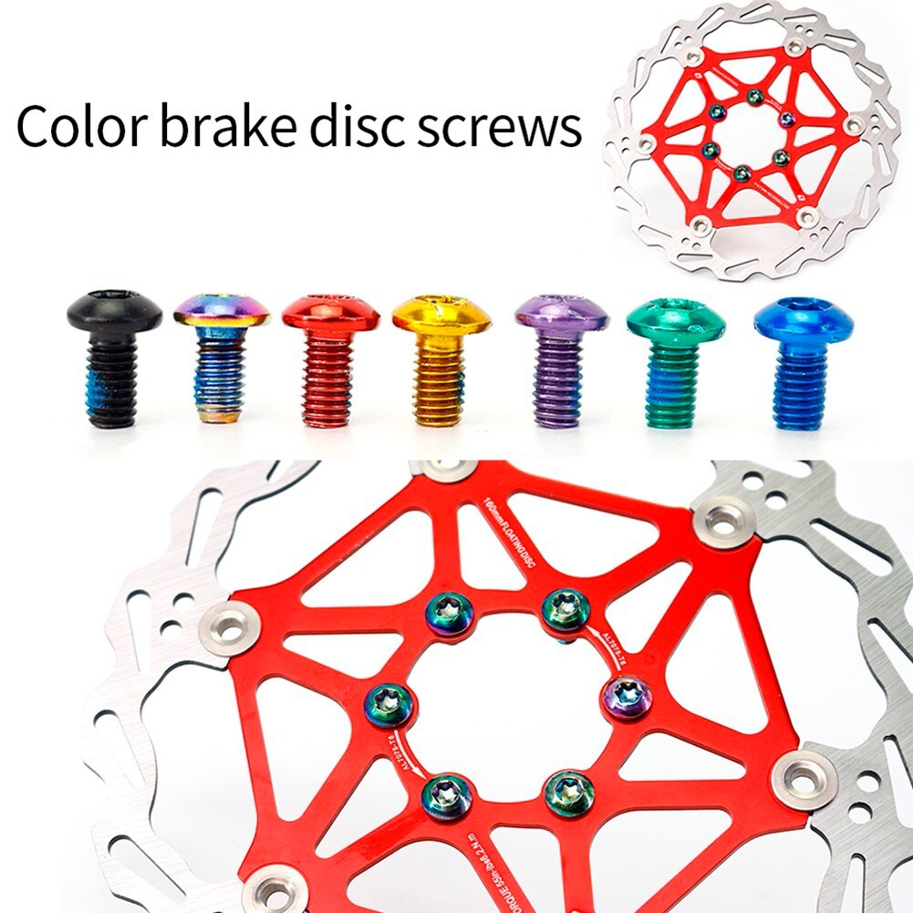 Reliable and Stylish Aluminum Alloy Disc Brake Rotor Bolts T25 Torx ...