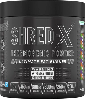 Applied nutrition ABE Shred X 300g Thermogenic fat burning pre-workout ...