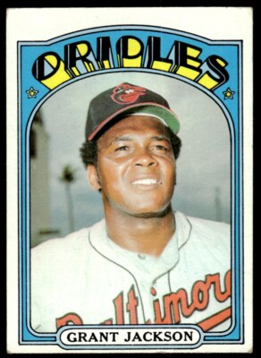 1972 Topps Grant Jackson Baltimore Orioles #212 | eBay