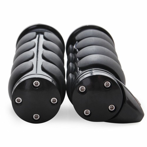 1" Motorcycle Handle Bar Hand Grips w/ Throttle For Harley Honda Suzuki ...