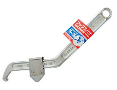 SUPER TOOL / ADJUSTABLE HOOK SPANNER (35-105mm) / HW-105 / MADE IN ...