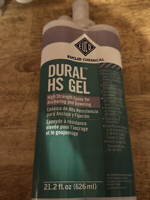 5 Dual Hs Gel High Strength Epoxy 21.2oz. With Nozzle. Lot Of 5. BEST ...