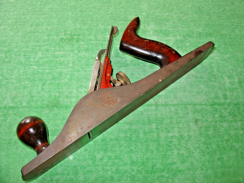 VINTAGE MILLERS FALLS PLANE #14C CORRUGATED BOTTOM JACK PLANE MADE IN ...