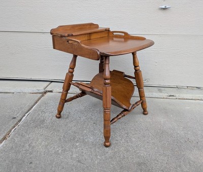 Vintage Sprague & Carleton Mid Century Modern Maplelux Maple Wood Step ...