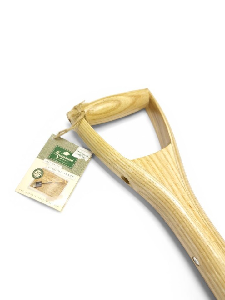 Greenman Digging Spade - Half Brite Carbon Steel with Ash Handle #2J11 ...