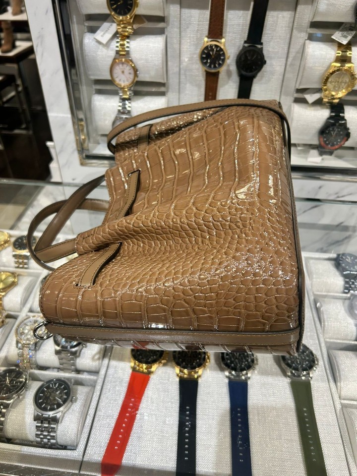 Michael Kors MK Carson Medium Bag Handbag Crossbody Purse +Flat Wallet ...