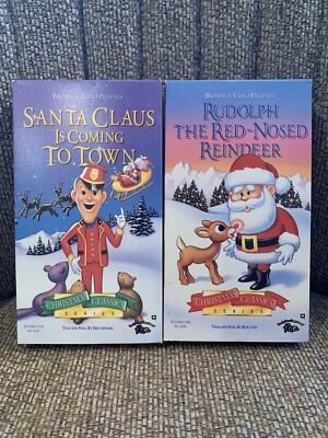 Christmas Classic Series Rudolph The Red Nosed Reindeer & Santa Claus ...