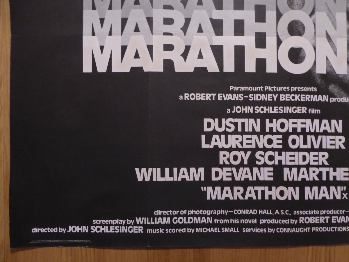 Marathon Man Poster Marathon Man (1976) Original Japanese B3 Movie