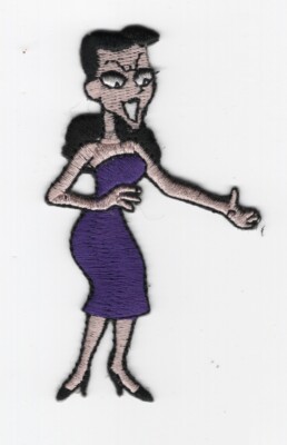 Rocky & Bullwinkle Natasha Standing Figure Embroidered Patch NEW UNUSED ...