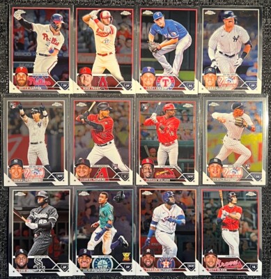 2023 Topps Chrome BASE Complete Your Set You Pick Baseball Card #1-220 ...