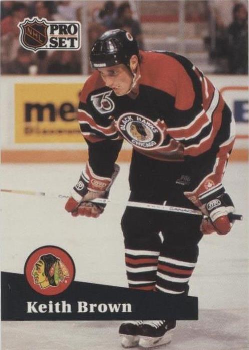1991-92 Pro Set - Keith Brown #371 French for sale online | eBay