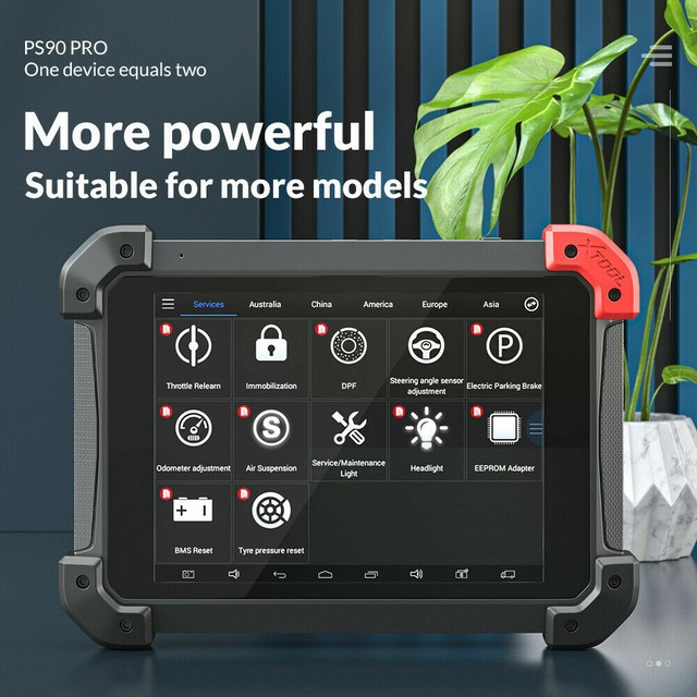 Xtool Ps90 Pro Obd2 Heavy Duty Truck and Car Diagnostic Tool for Diesel ...