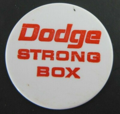 Dodge Strong Box Plastic Chip Token POG Advertising Vintage Action Line ...