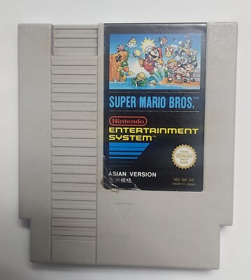 Super Mario Bros. Asian Version (Nintendo NES, 1985) Authentic Game ...