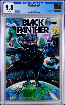 Black Panther #1 CGC 9.8 (Jan 2022, Marvel) Ridley, Alex Ross ...