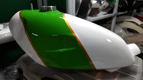 OSSA MICK ANDREWS 250c GAS TANK PAINT AND DECALS OSSA MAR 250cc PETROL ...