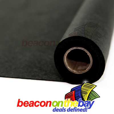 1m x 2m Per Meter Black Thick 2mm Subwoofer Speaker Box Felt Fabric ...