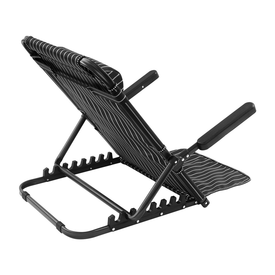 7 Position Adjustable Bed Backrest Support w/ Arms & Headrest Folding ...