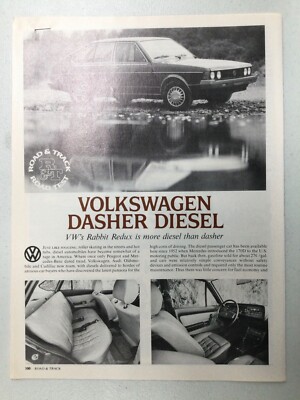 VolksRT 32 Vintage Road Test 1980 Volkswagen Dasher Diesel Oct 1979 3 ...