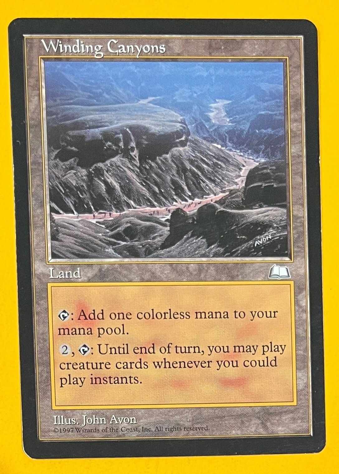 MTG WINDING CANYONS Weatherlight (OldManMTG 005-503) | eBay