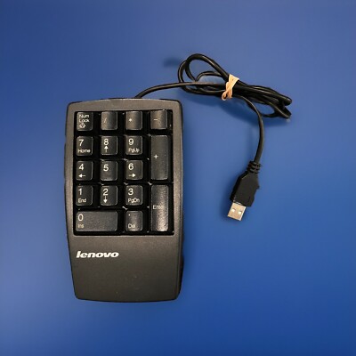 Lenovo Wired External USB Numeric Number Pad Keyboard Keypad Model KU ...