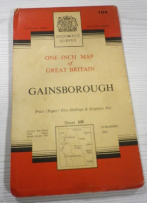 1900-Now - 1962 Ordnance Survey Map