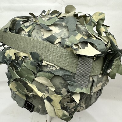 DIGITAL SAGE / FDE UCP Reversible Camo Net Helmet Cover Sniper Ghillie ...