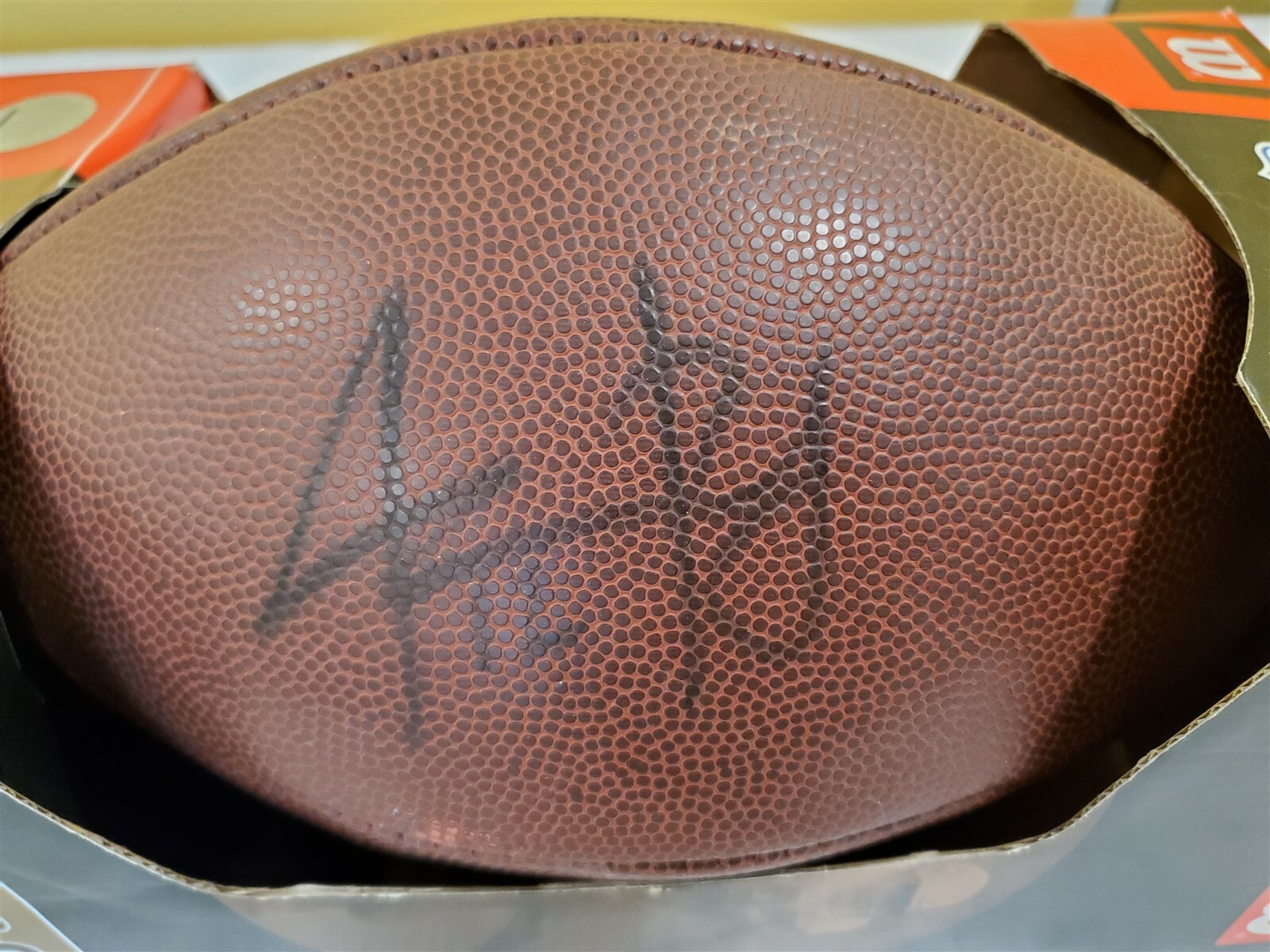 AARON RODGERS signed full size football PACKERS rookie signature JETS ...