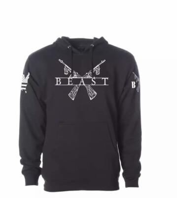 Men’s Patriotic Hoodie Beast Usmc Usa America Flag Large | eBay