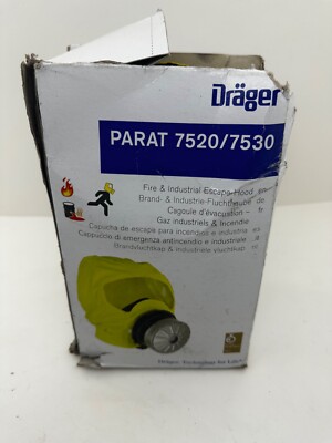Dräger PARAT 7520 Soft Pack Industrial and Fire Combination Escape Hood ...
