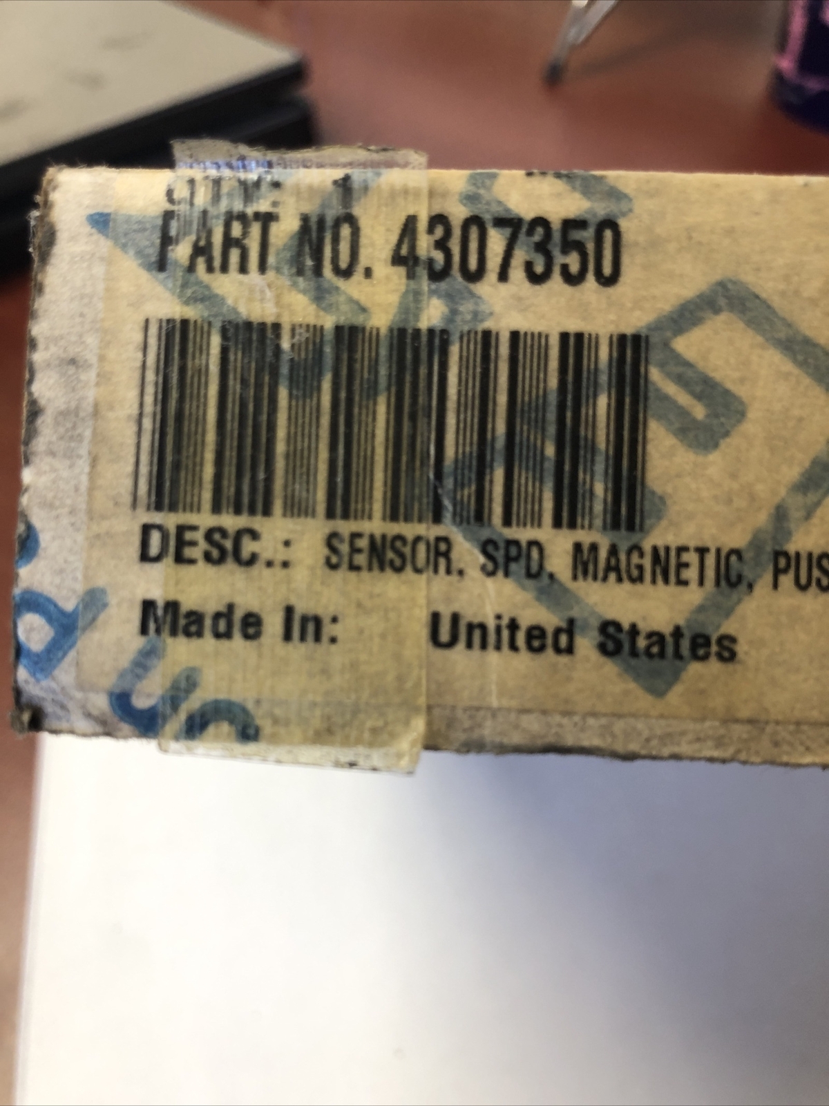Genuine Eaton Fuller Ultrashift Transmission ECA Speed Sensor 4307350 ...