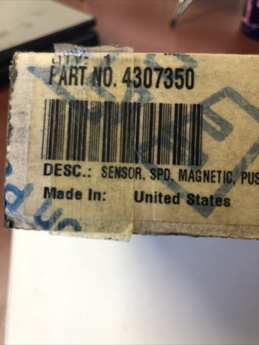 Genuine Eaton Fuller Ultrashift Transmission ECA Speed Sensor 4307350 ...
