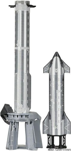 1:200 SpaceX Starship Model Super Heavy Rocket Set Magnetic Attraction ...
