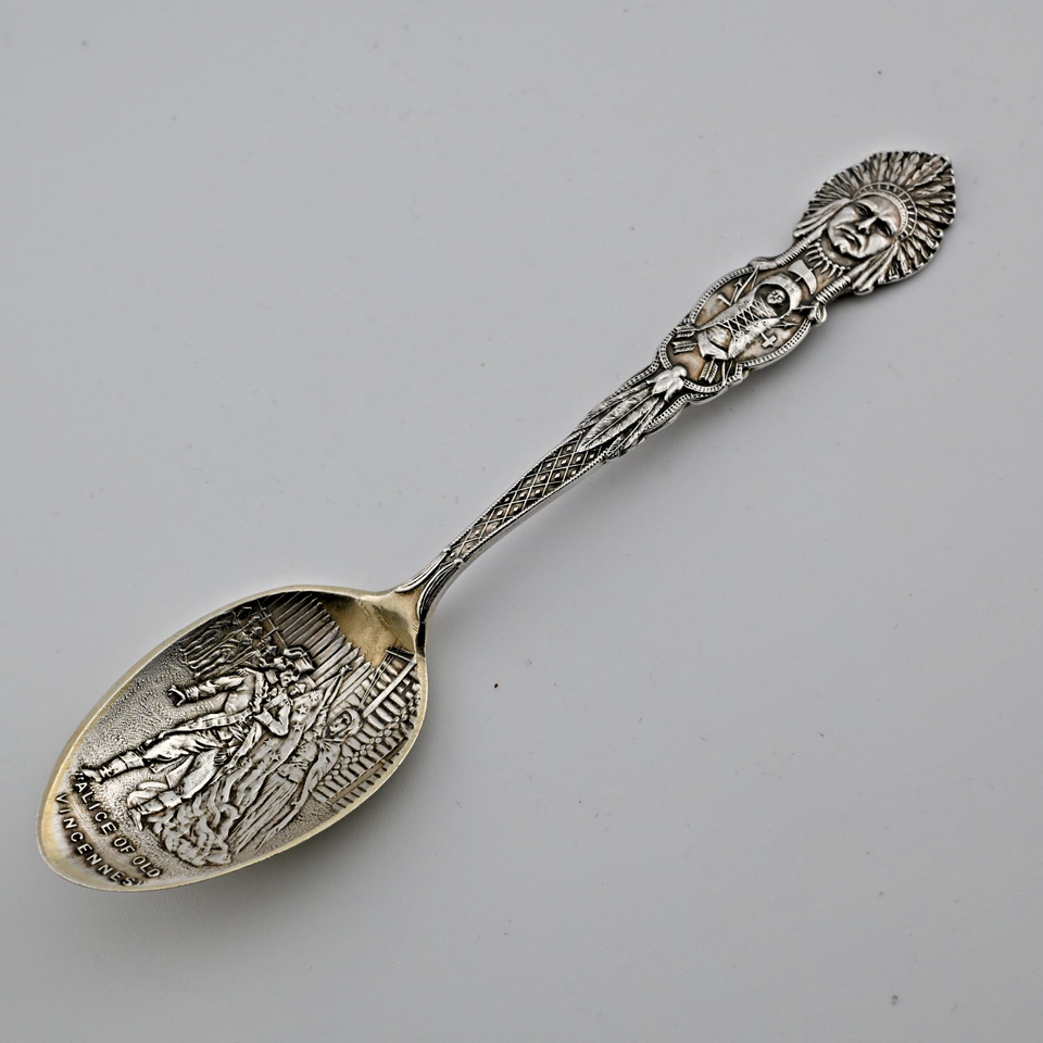 Sterling Silver Shepard Indian Papoose Alice of Old Vincennes Souvenir ...