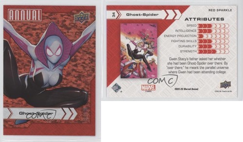 2022-23 Upper Deck Marvel Annual Red 57/90 Ghost-Spider #34 0v41 | eBay