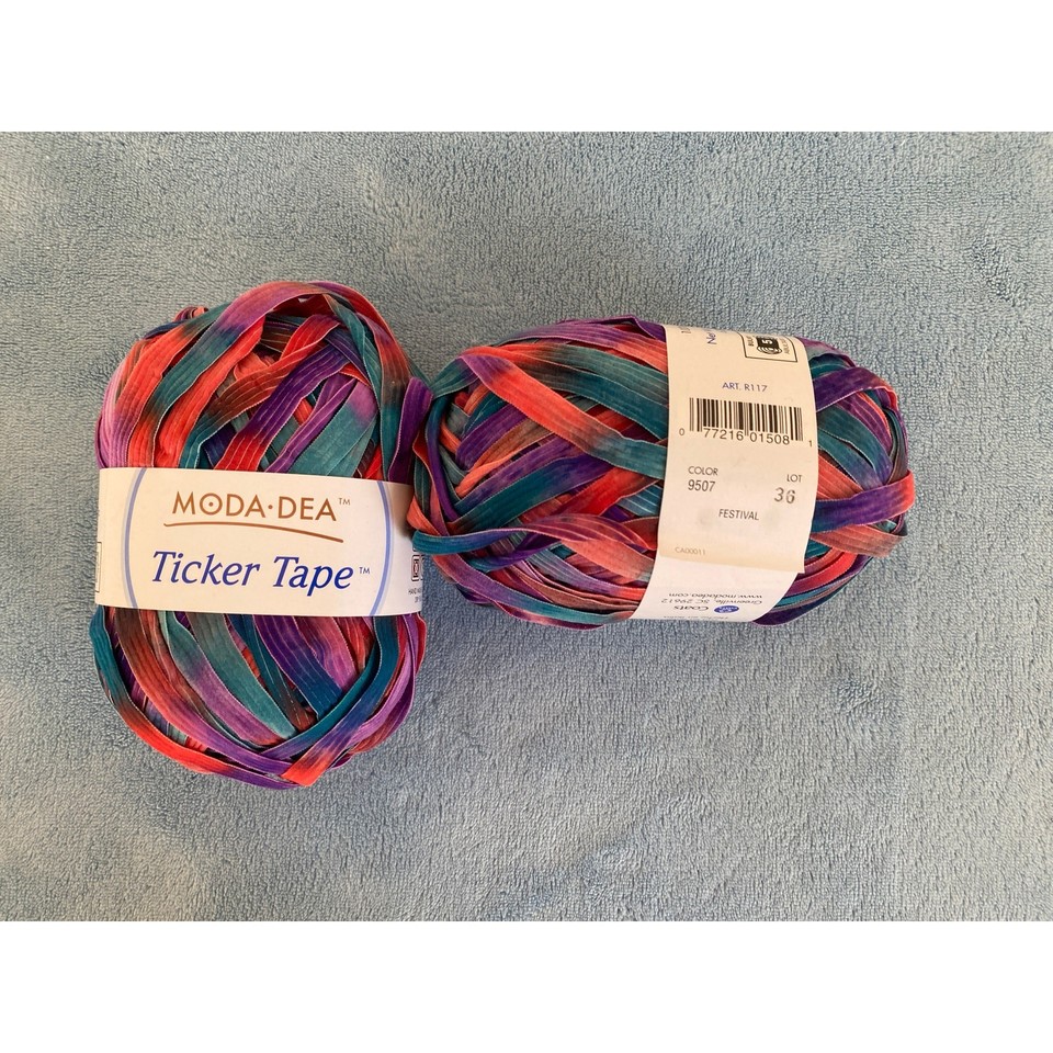 Ticker Tape Yarn from Moda Dea, Festival | eBay