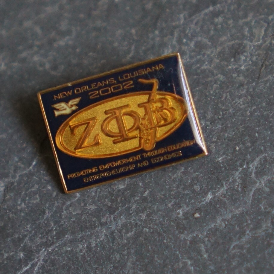 Vintage Brooch Pin -Zeta Phi Beta Saxophone Epoxy - Gold Tone Metal | eBay