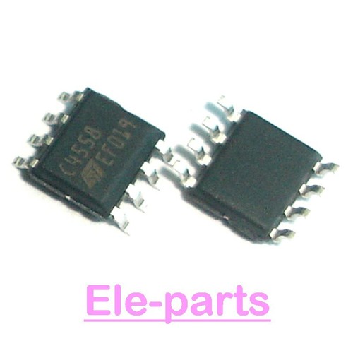 10 PCS TJM4558CDT SOP-8 TJM4558 NJM4558 4558C Dual Bipolar Operational ...