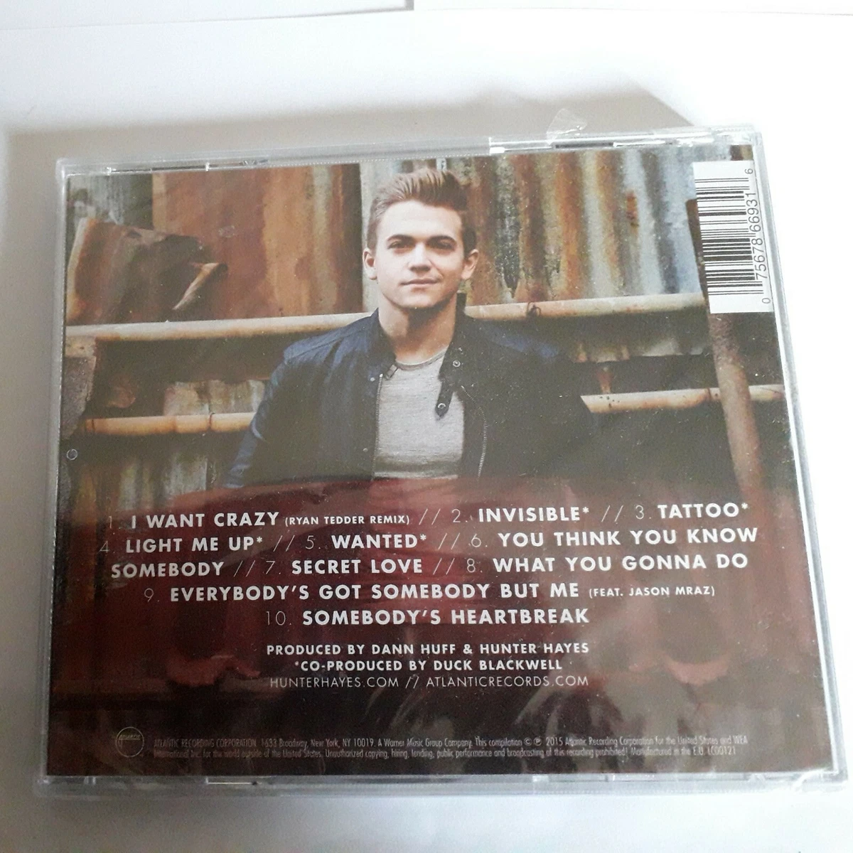 Hunter Hayes Invisible Album Cover