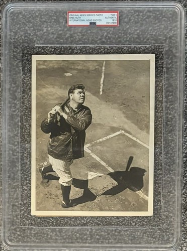 Babe Ruth 1932 PSA Type 1 Original Vintage Photo - Weeks Before His ...