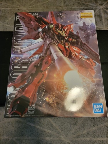Bandai 2205960 1:100 MG Sinanju Animation Color Gundam Plastic Model ...