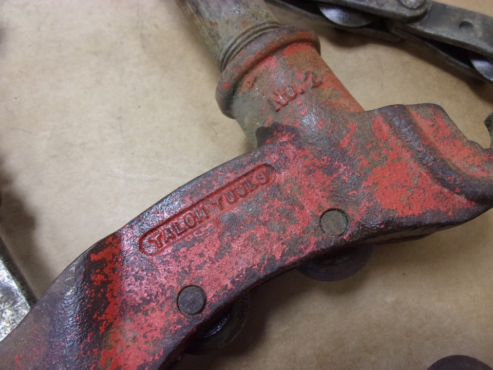 JRS Talon Tools No. 2 Adjustable Chain Cast Iron Clay Soil Drain Pipe ...