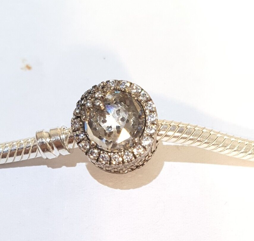 NEW Genuine Pandora Dazzling Snowflake Charm 796358CZ Sparkle ALE 925 ...